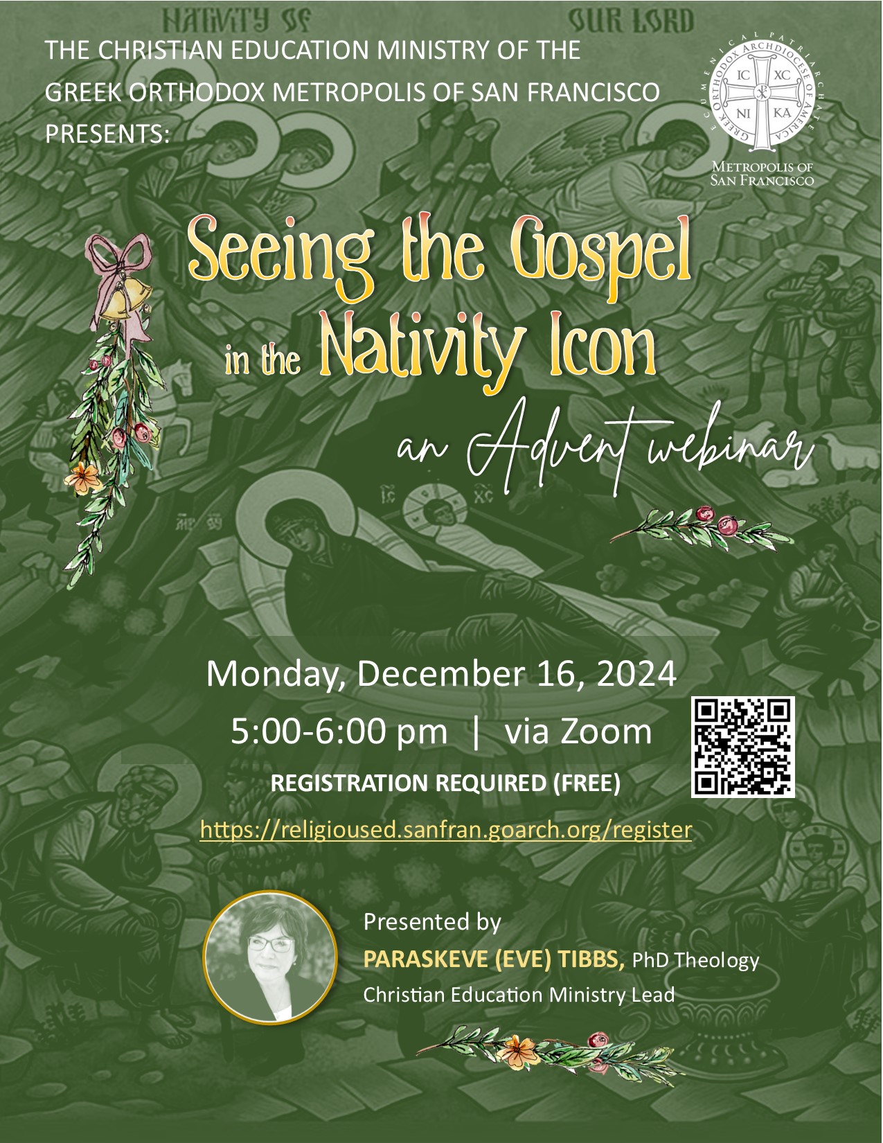 Nativity Icon Webinar – Religious Education – Greek Orthodox Metropolis ...