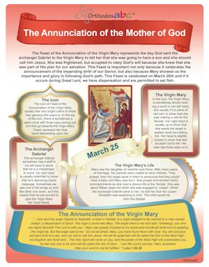 Teaching Resources for the Annunciation – Religious Education – Greek ...